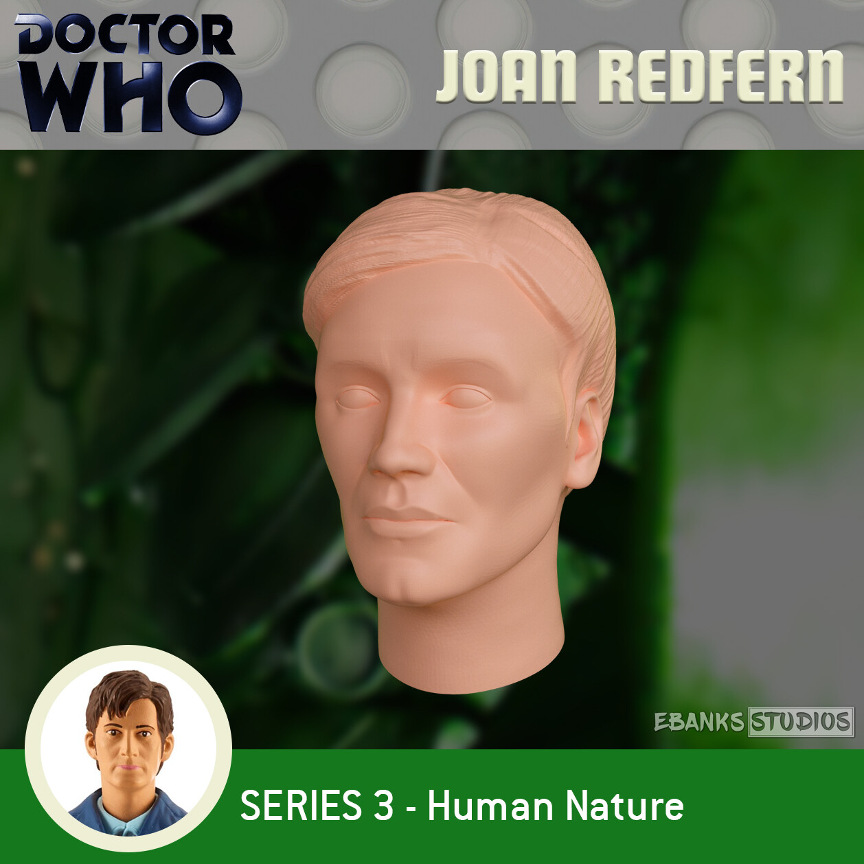 ArtStation - Joan Redfern Custom Doctor Who Figure Head