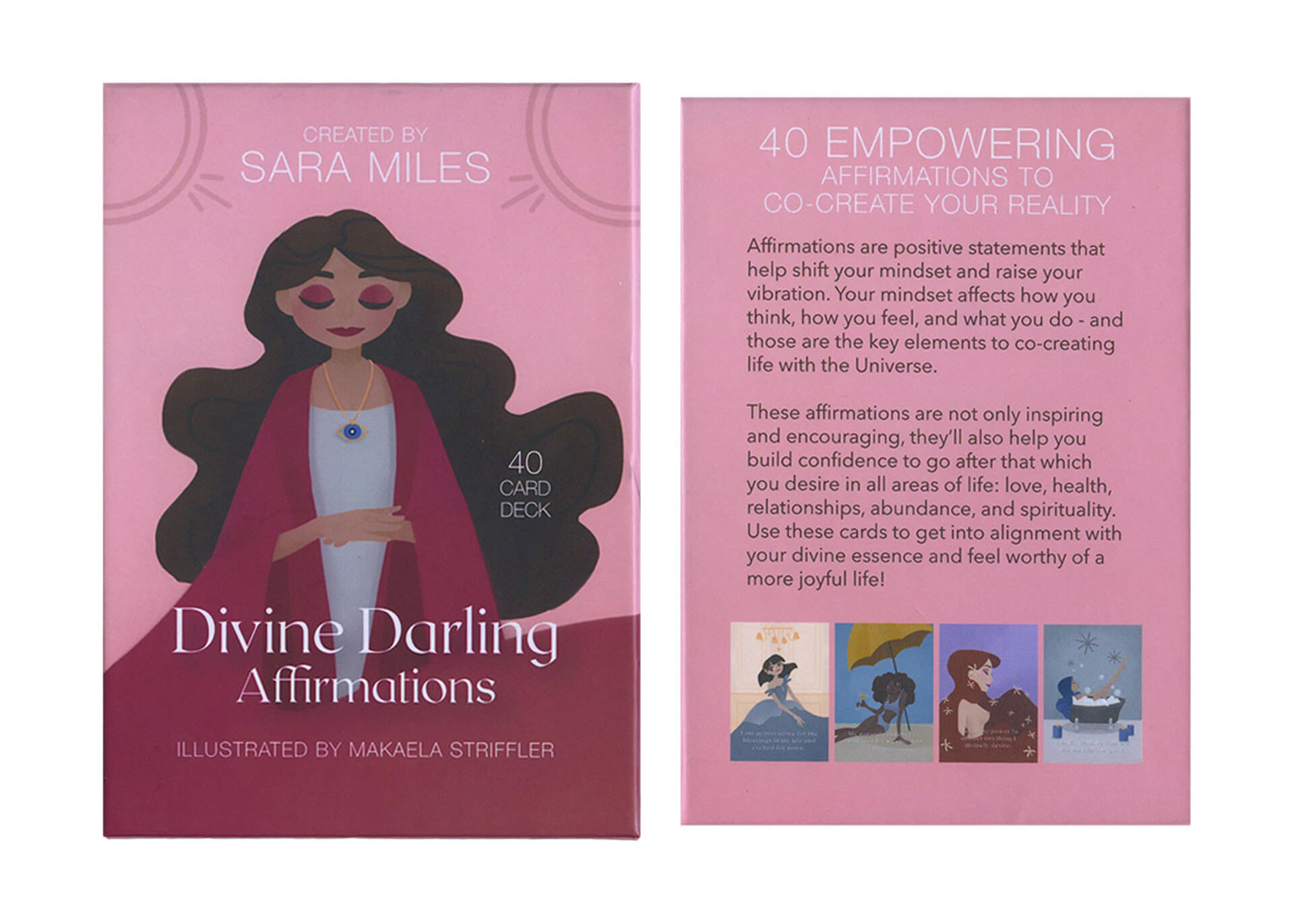 ArtStation - Divine Darling Affirmation Card Illustrations