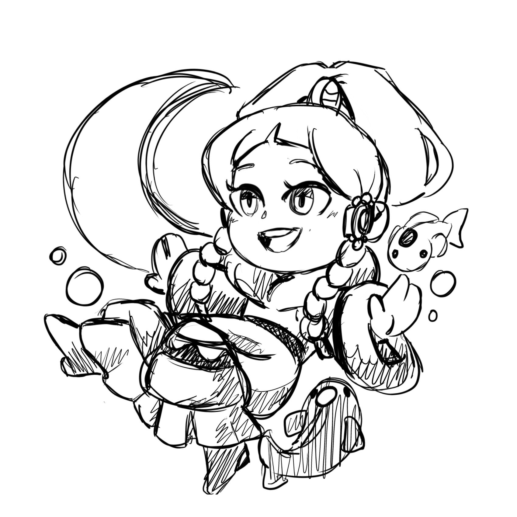 chibi avatar the last airbender coloring pages