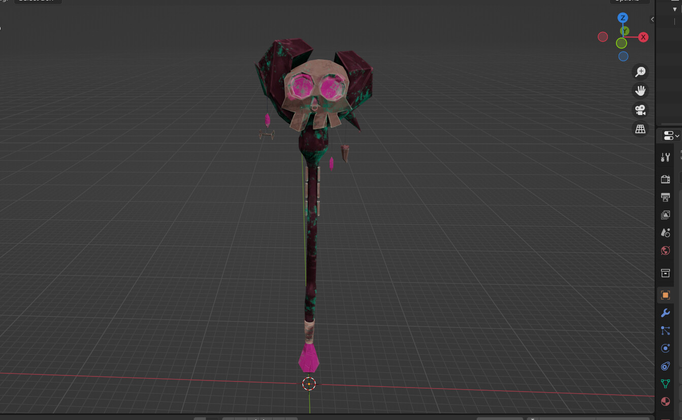 ArtStation - Skull Staff