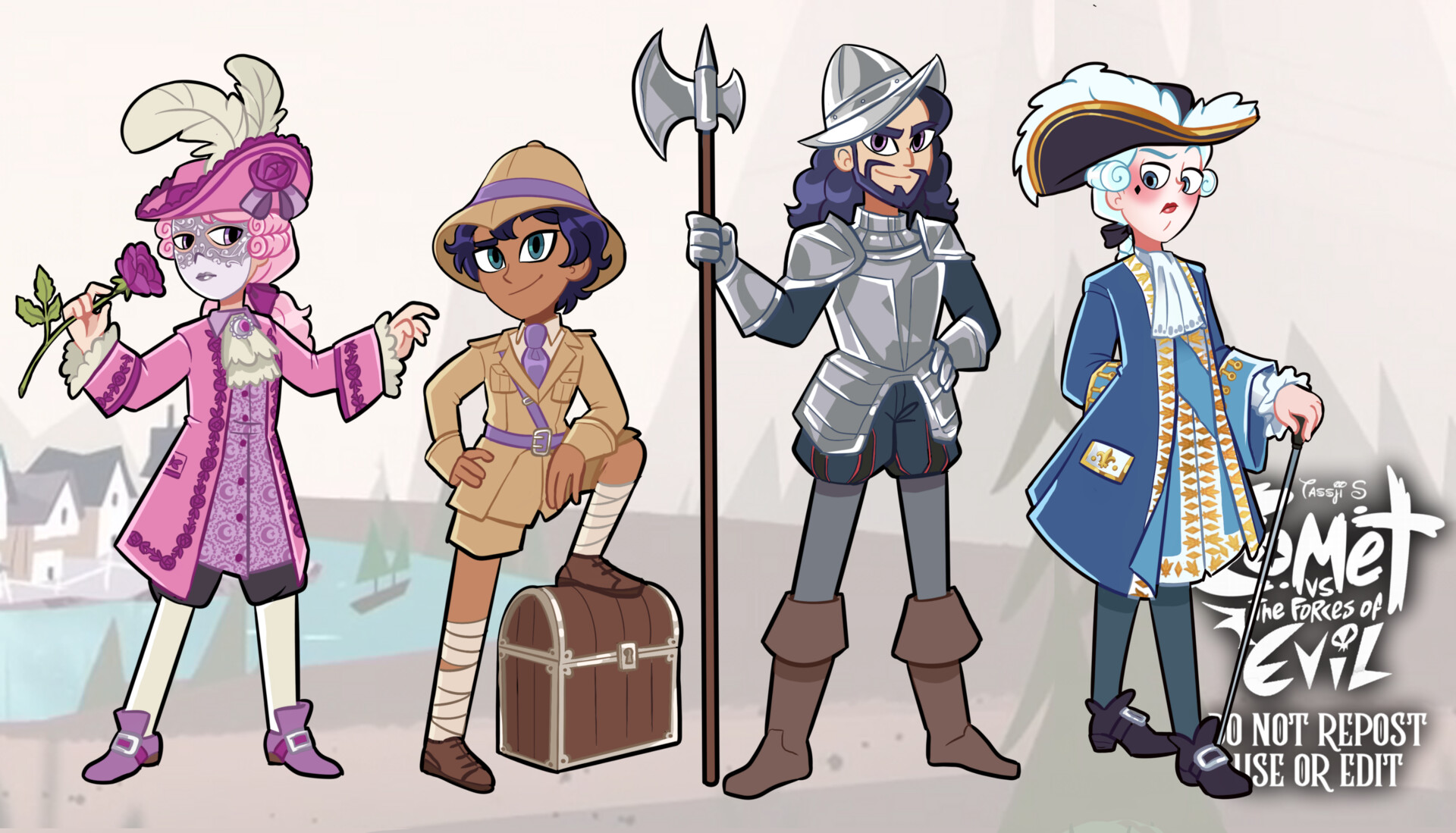 Tassji S - Mewni Kings - History AU