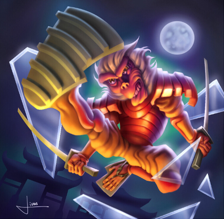 ArtStation - Monkey Samuray