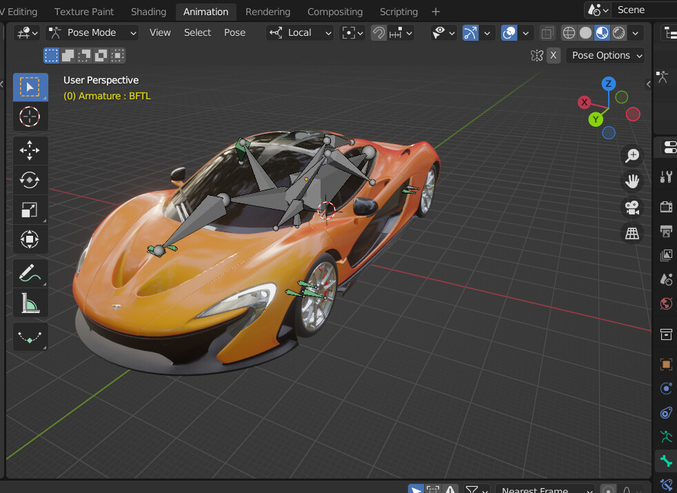 ArtStation - Mclaren P1 Rigged Wheels