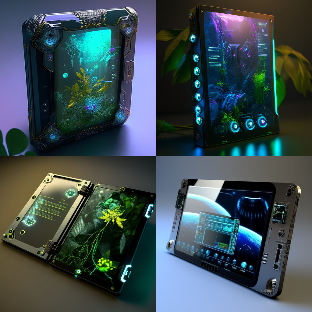 ArtStation - Futuristic android tablet
