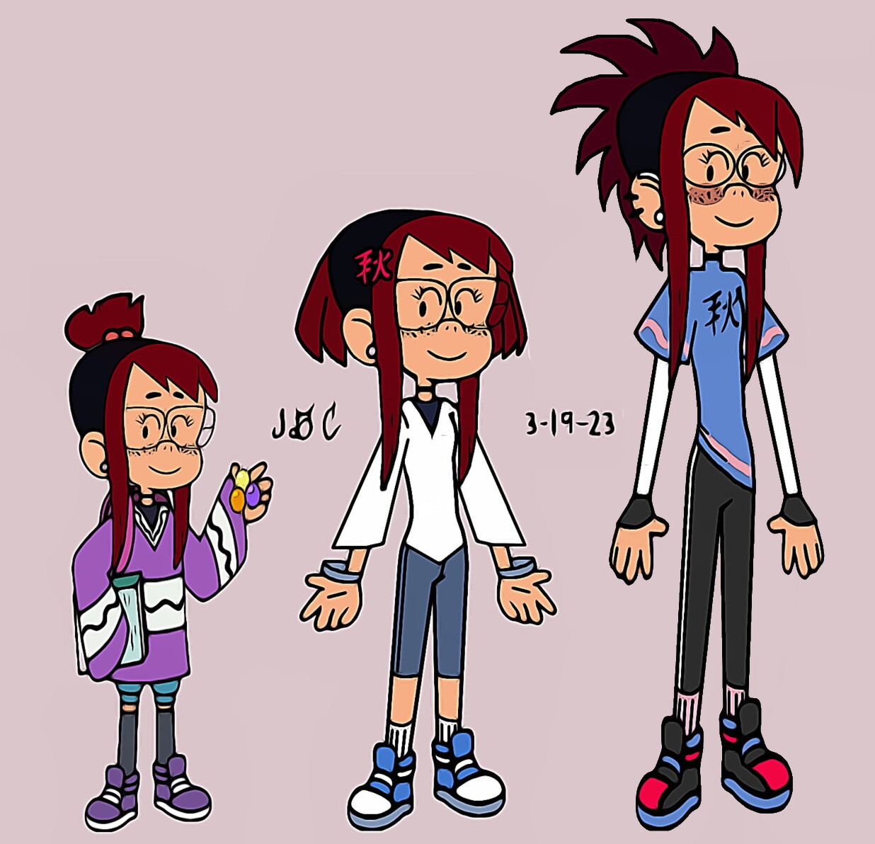 Jordan Davis-Carter - Creek Style Ren: Age Progression