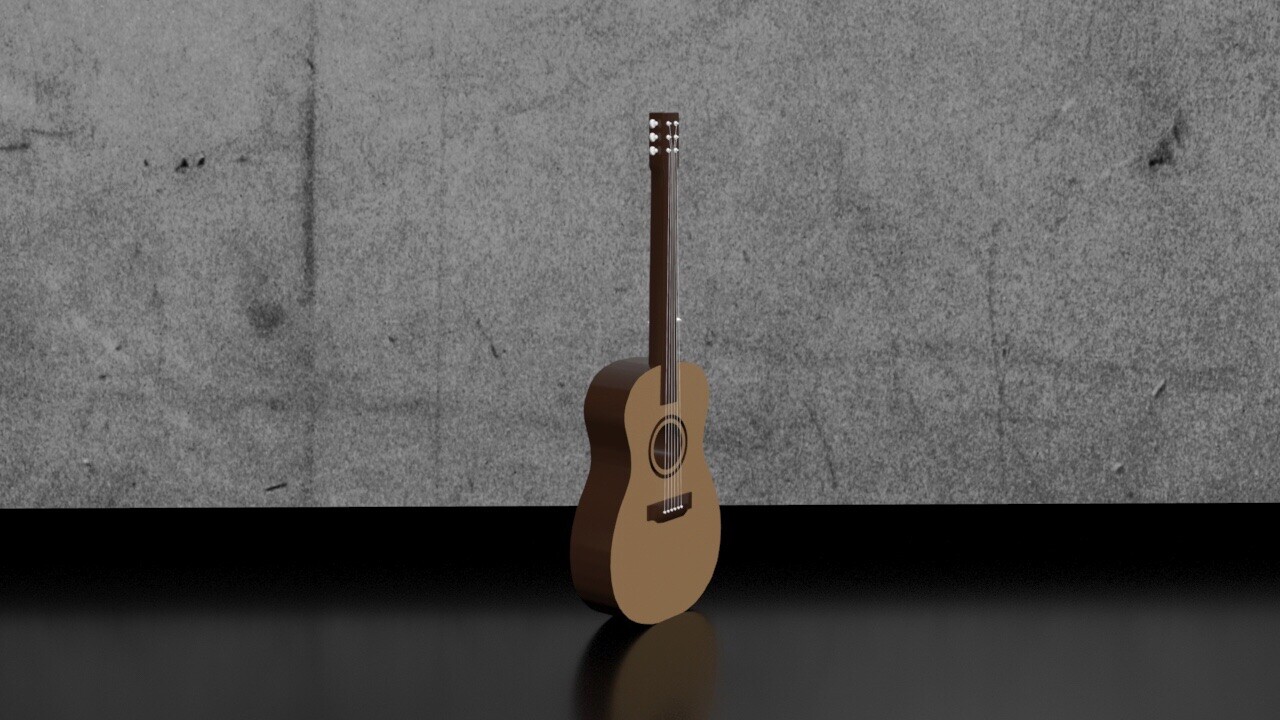 ArtStation - Guitar- 3D Artwork