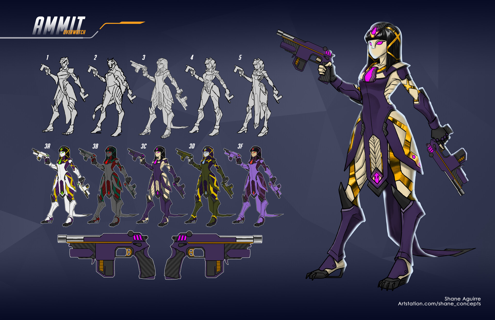 ArtStation - Ammit: Overwatch Fanart