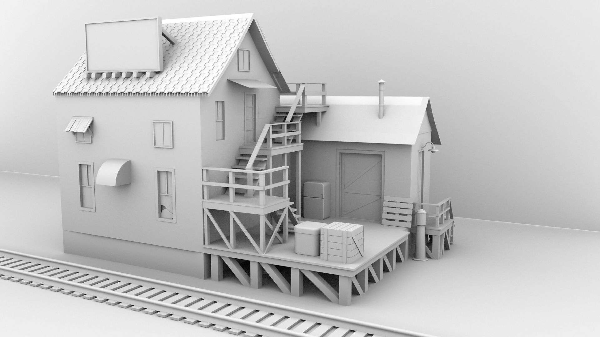 ArtStation - 3d house