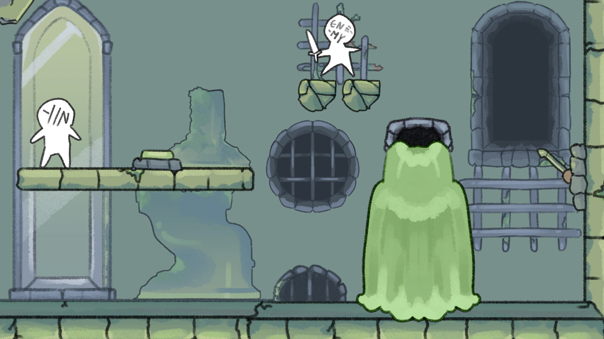 ArtStation - Sewers : 2D environment art