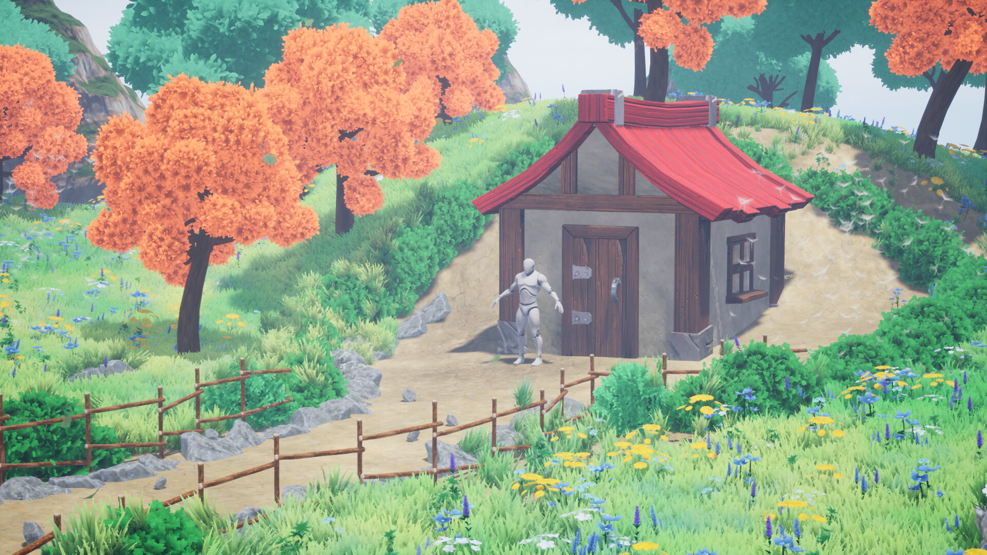 Chander Dhingra - Autumn Scene - Unreal Engine, Maya, Zbrush, Substance ...