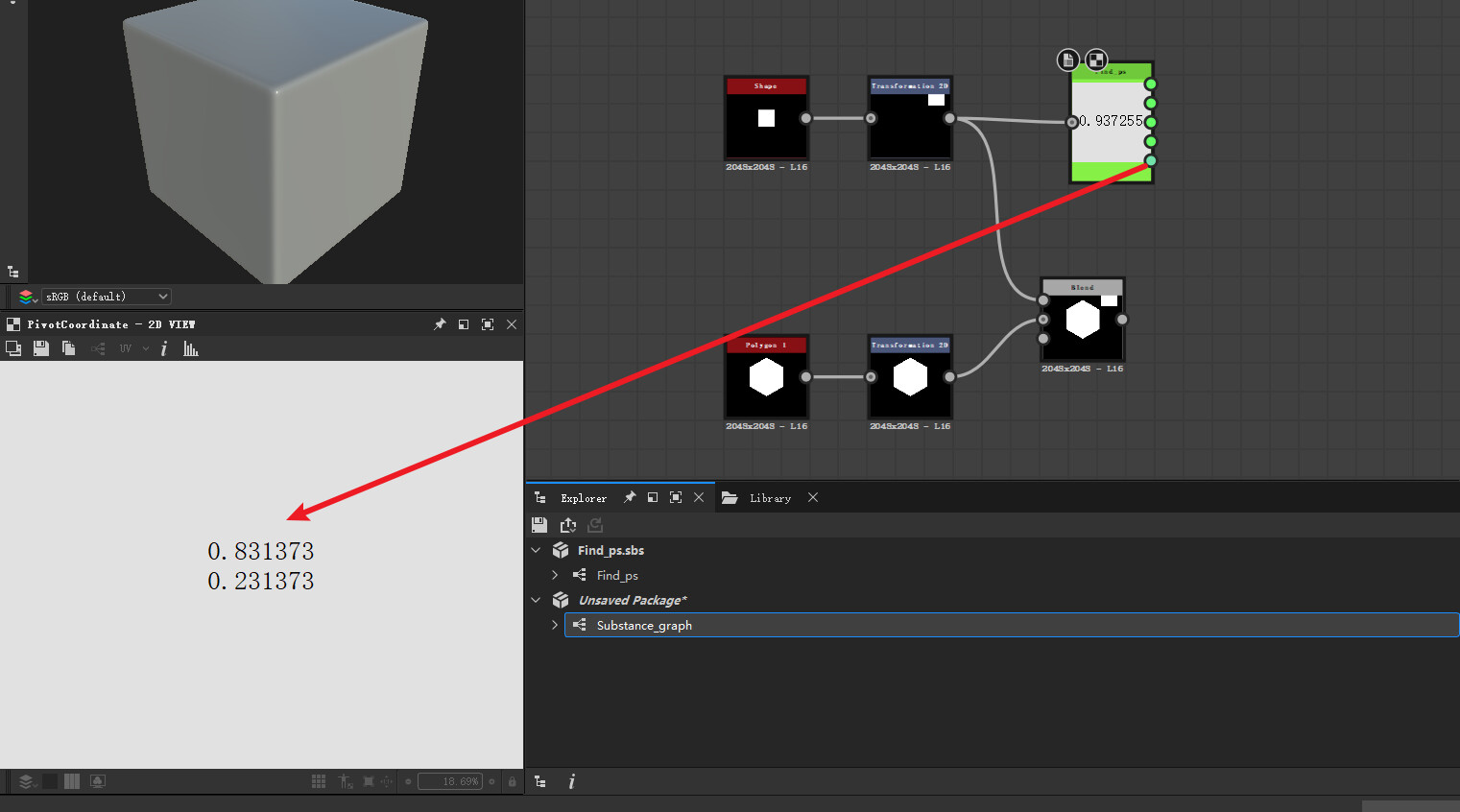 ArtStation - Detect the input graph boundary/centercoordinate