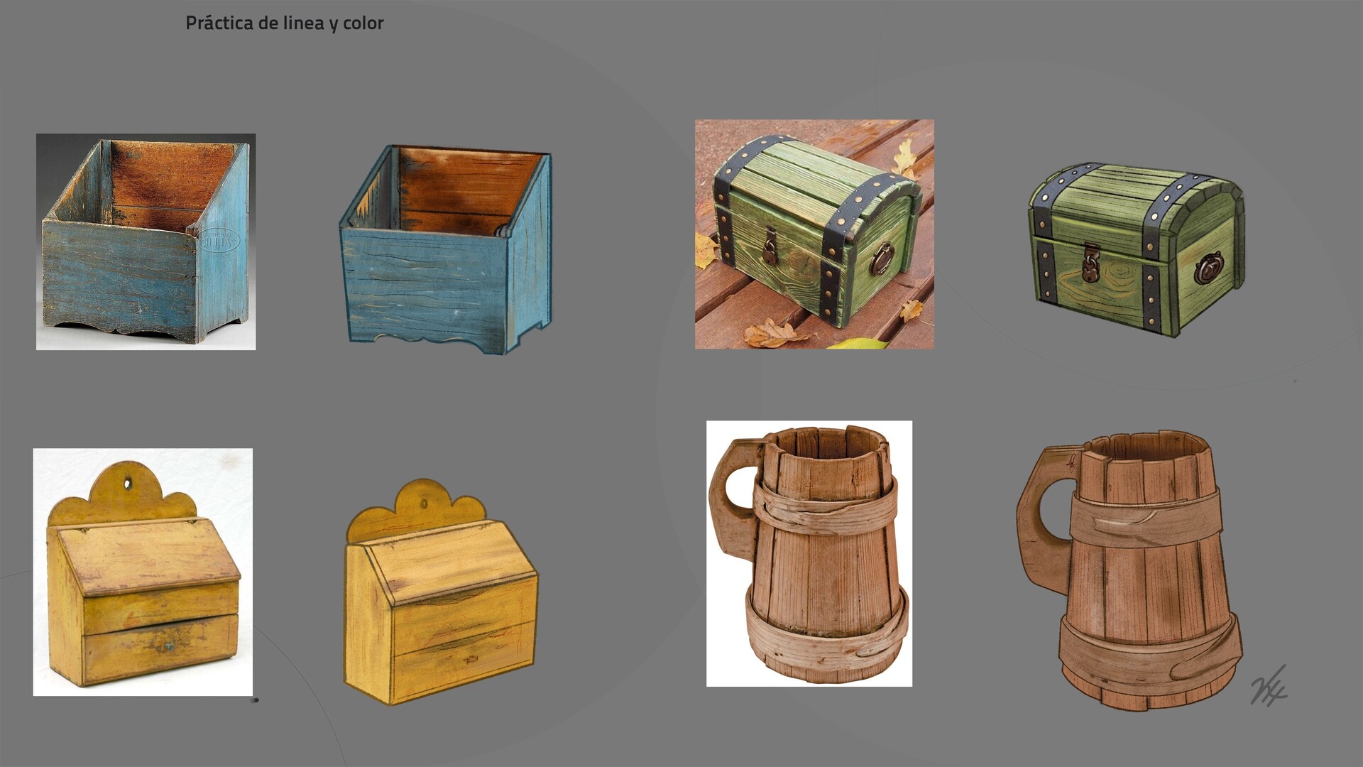 ArtStation - Line and color prop work