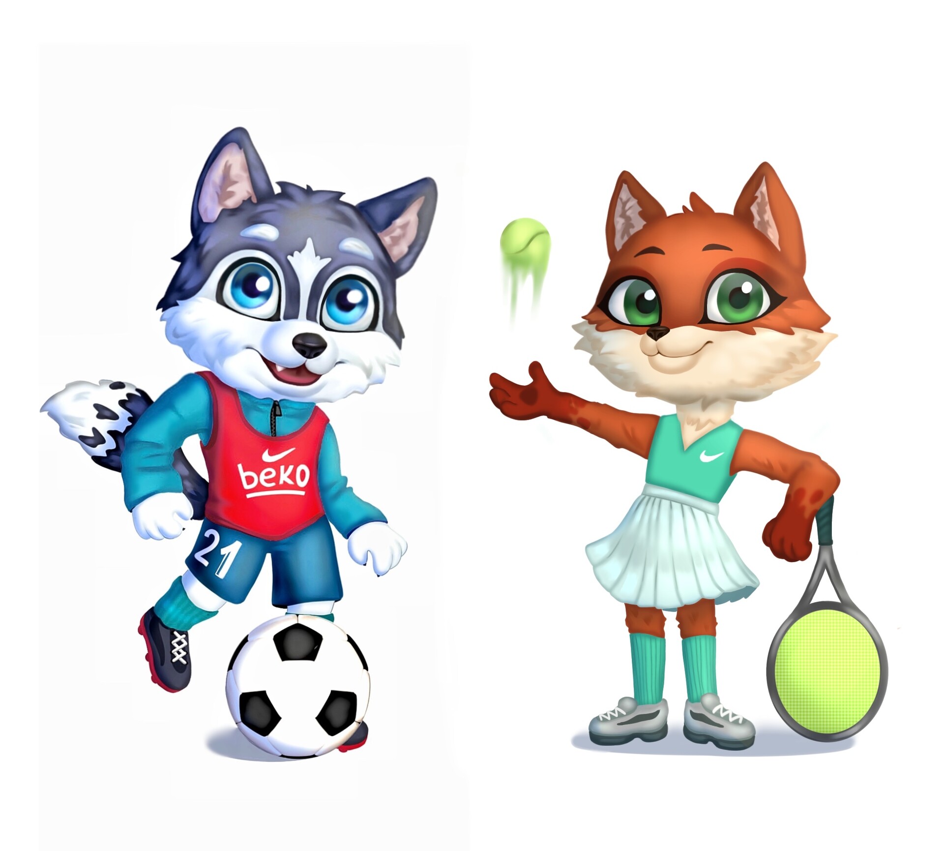 ArtStation - Mascots characters