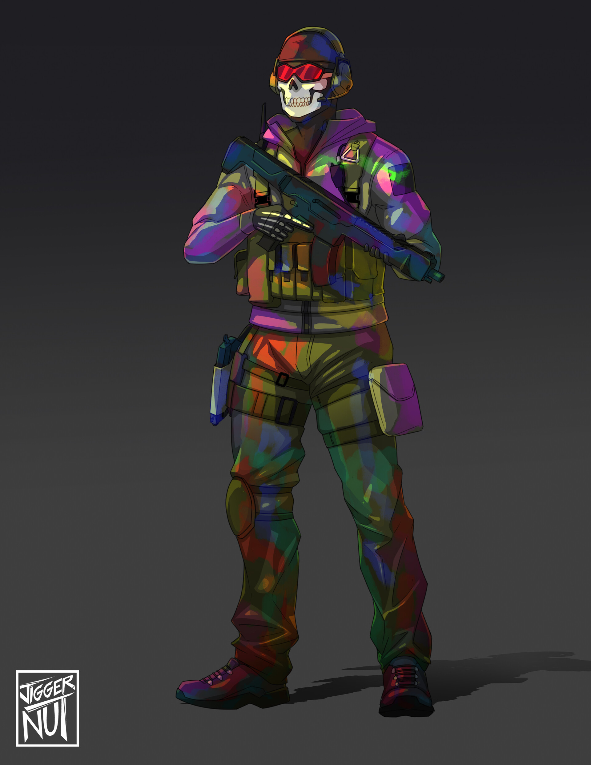 ArtStation - Call of Duty®: Mobile - Festival of Colors : GHOST