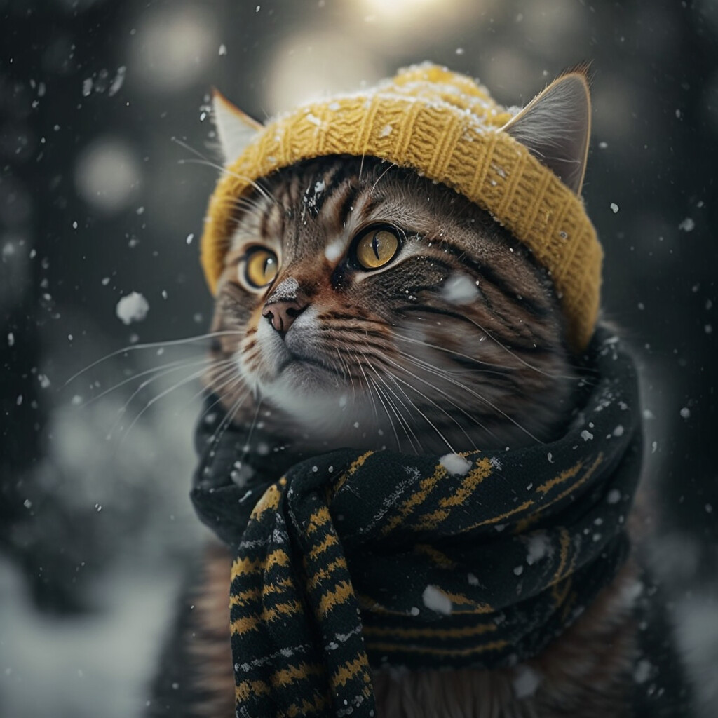 ArtStation - winter cat 3