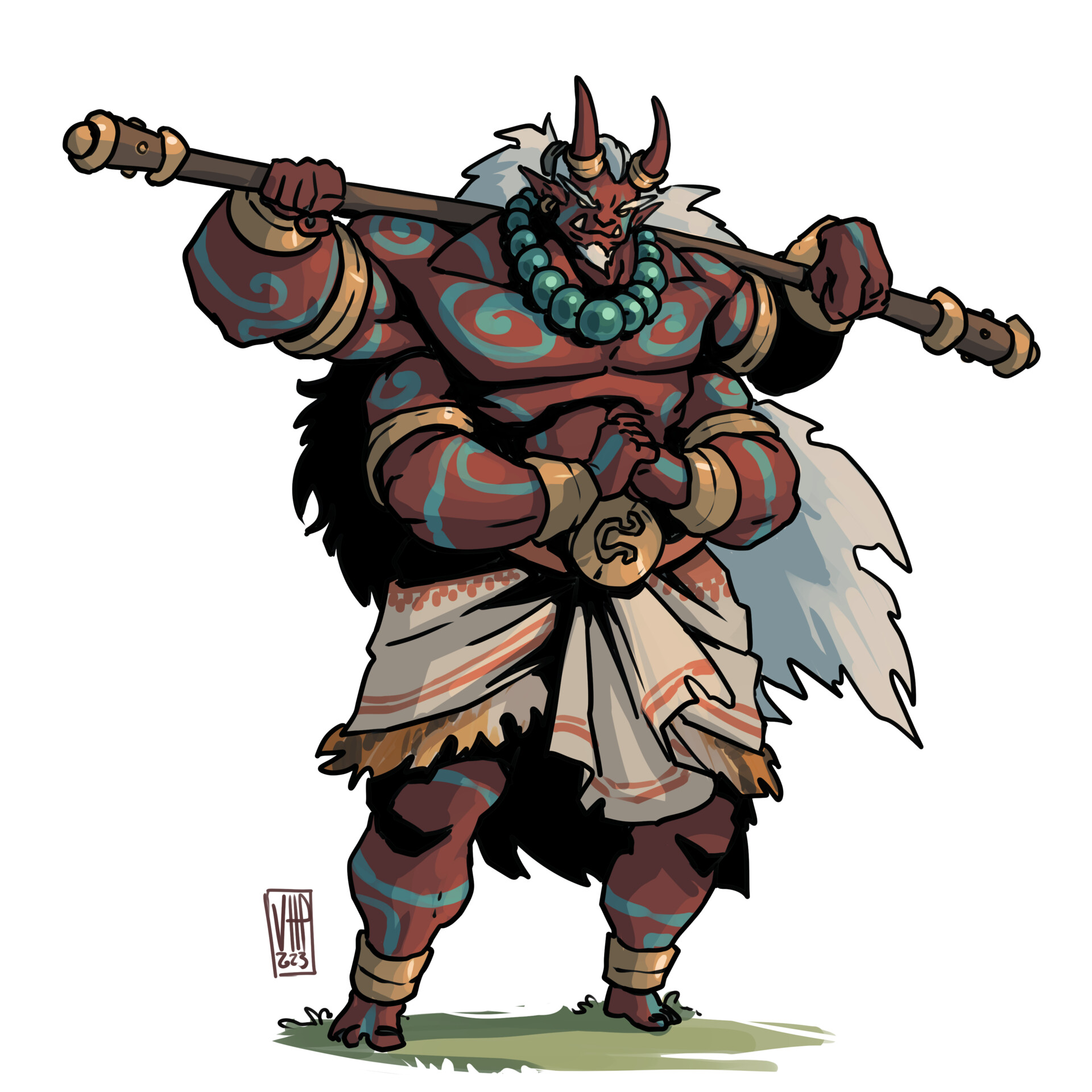 ArtStation - Oni-Asura Monk