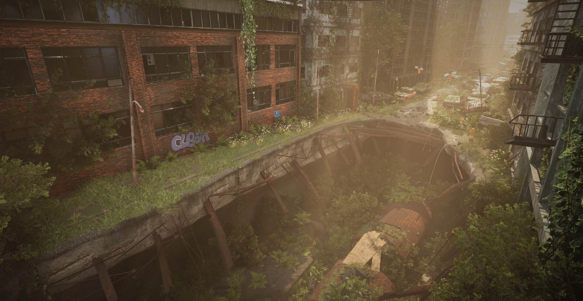 Wing fox - Post Apocalyptic 3D Environment in Unreal Engine 5