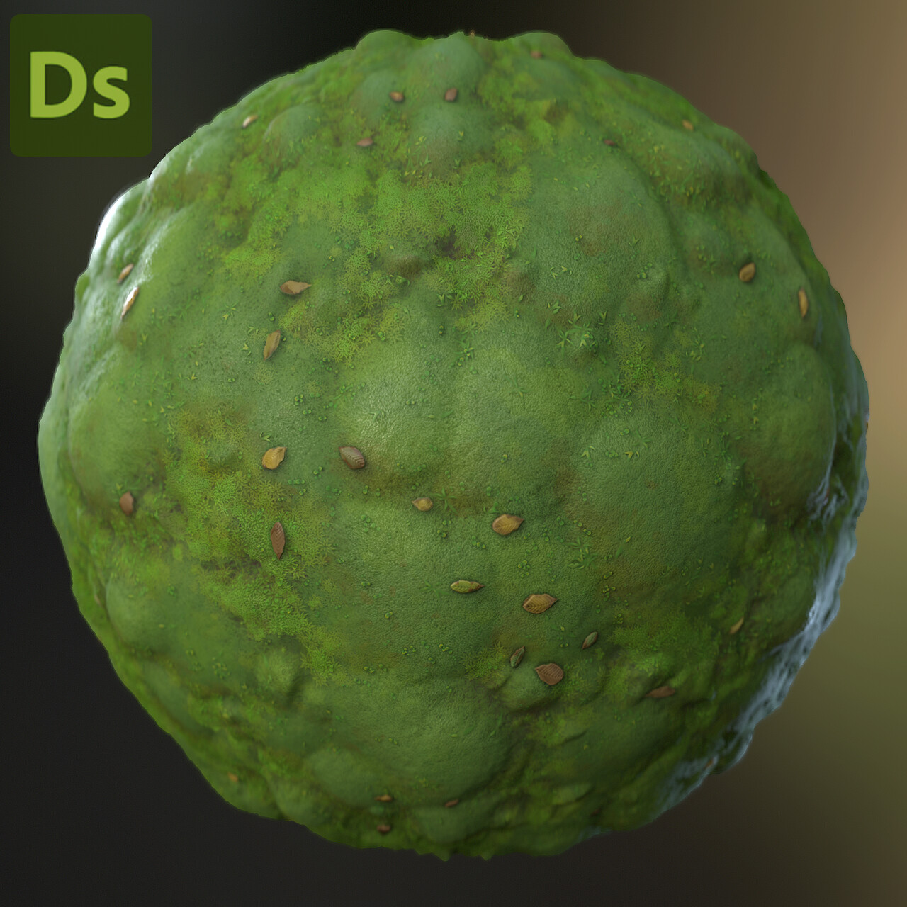 ArtStation - Stylized Moss Material--substance 3d designer