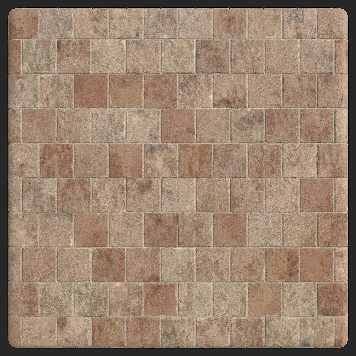 TextureCan - Orange Terracotta Floor Tiles (FREE PBR Texture)