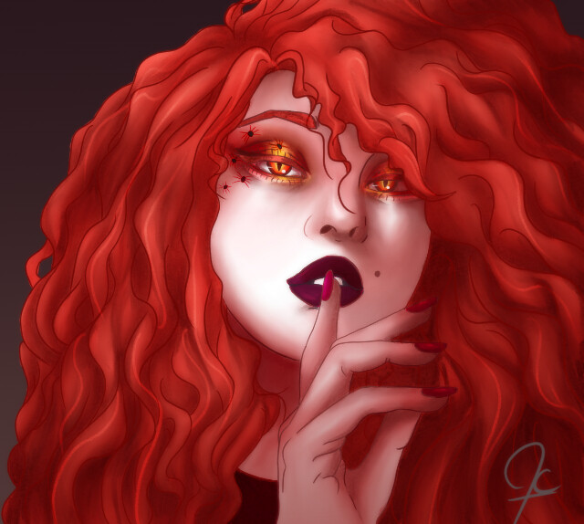 ArtStation - Diva portrait.