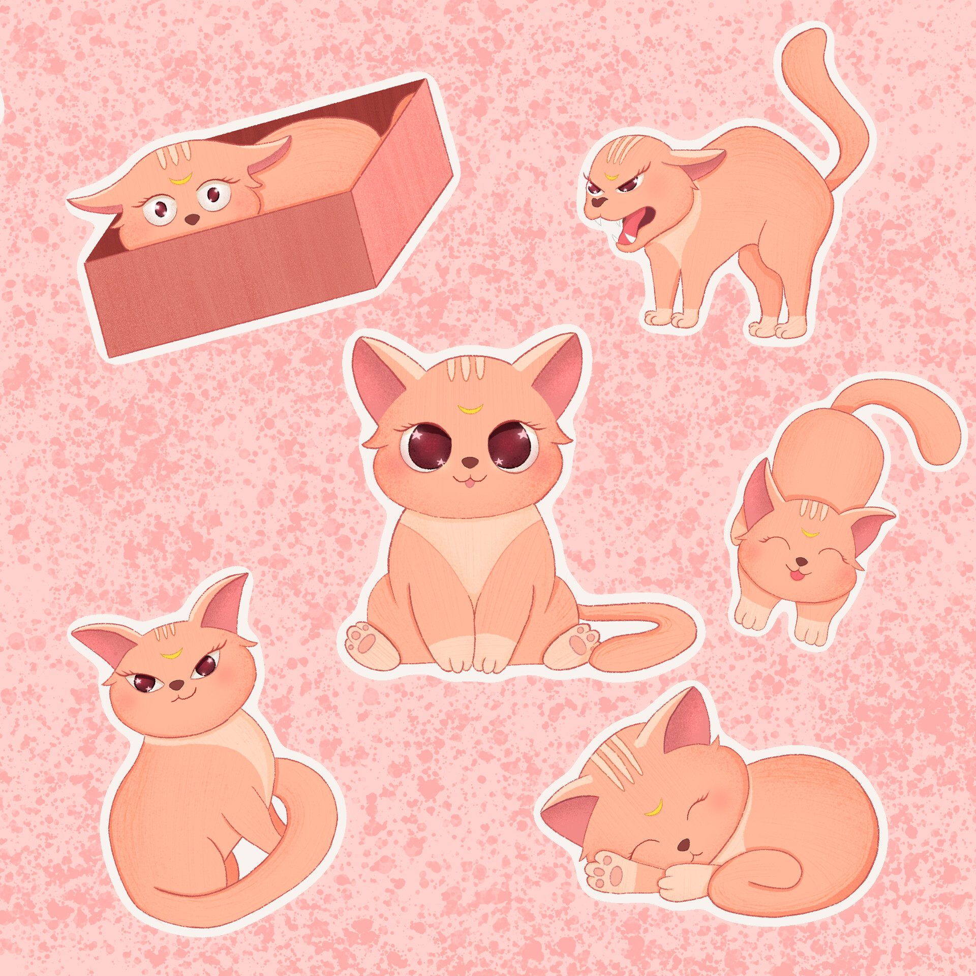 ArtStation - Cat stikers