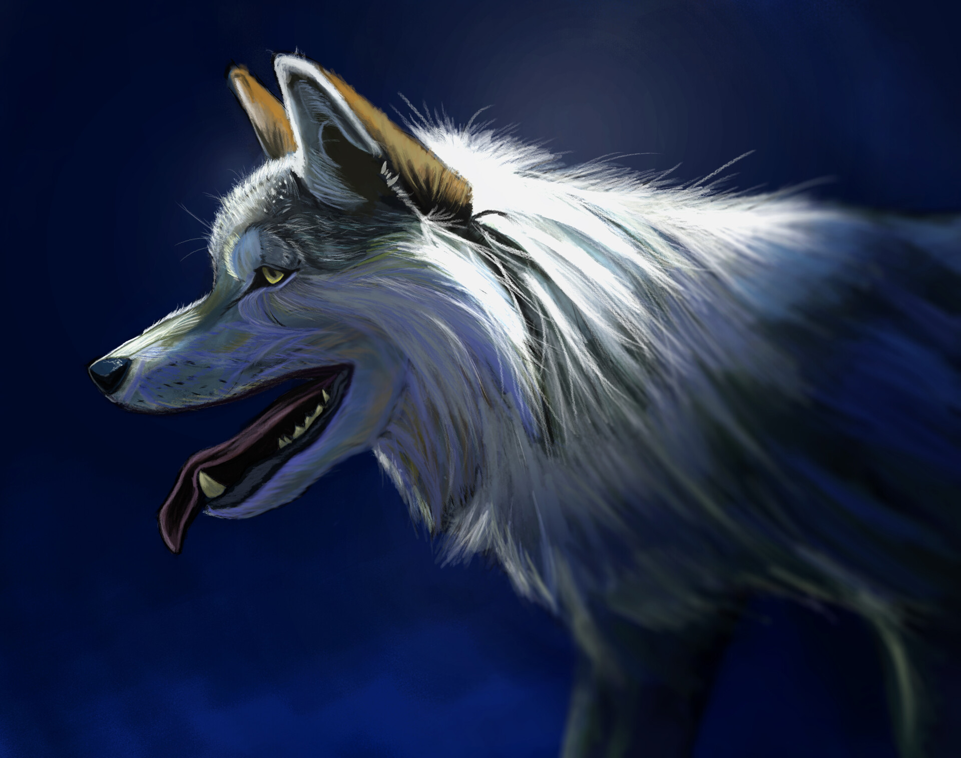 ArtStation - Hungry Wolf