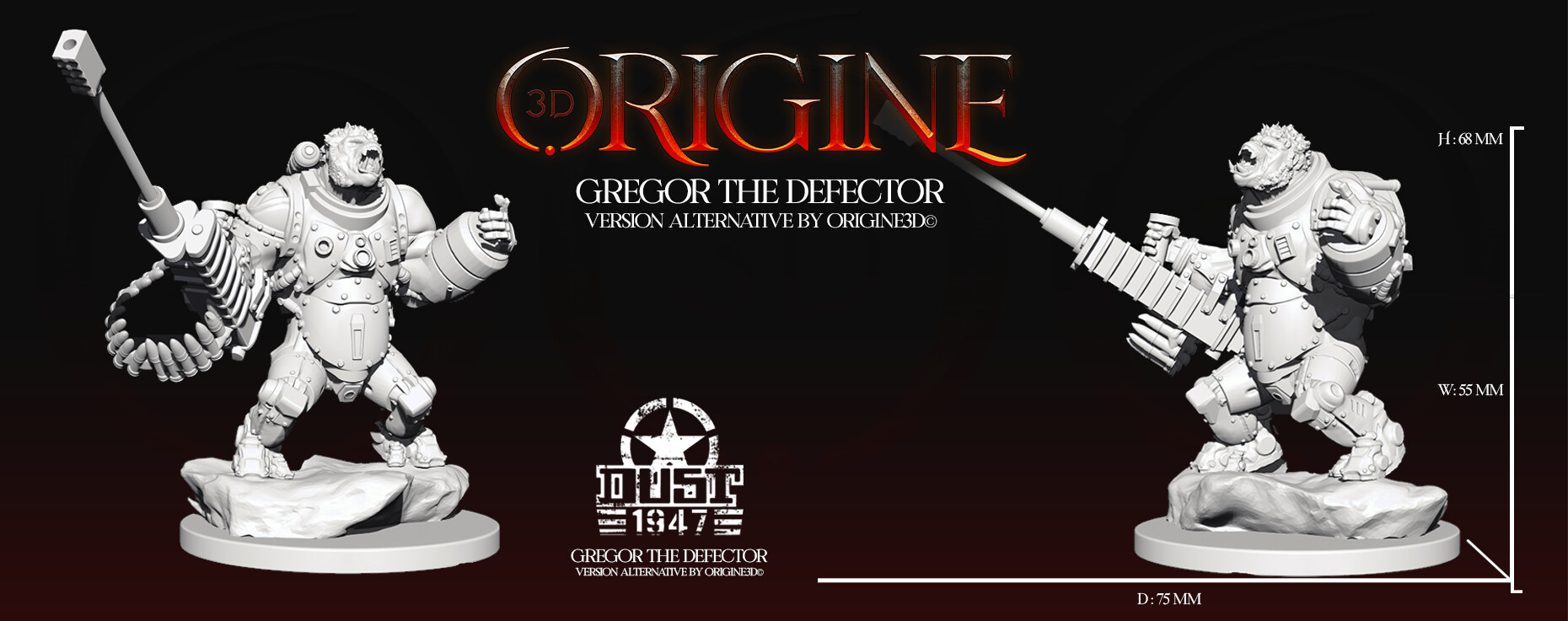 Origine3D - GREGOR THE DEFECTOR