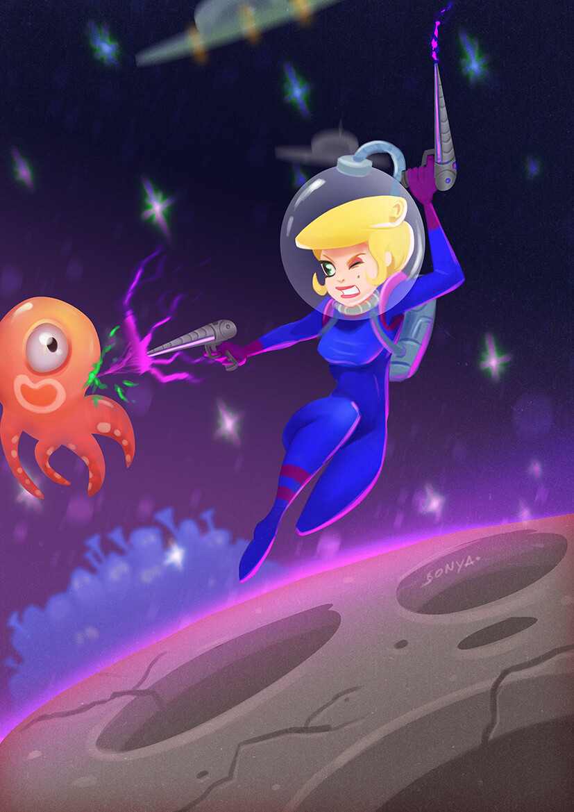 ArtStation - Space hunter