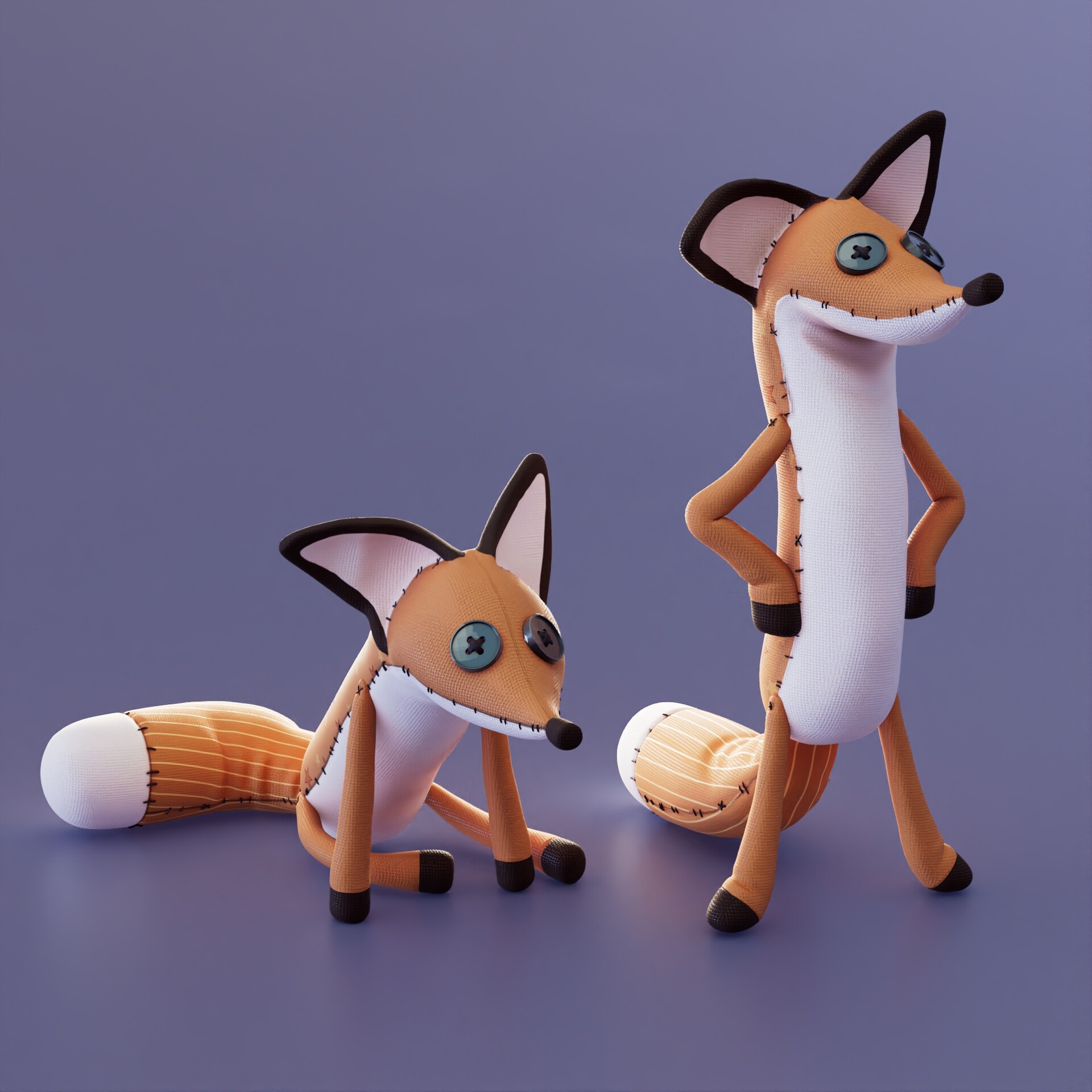 ArtStation - The Fox from Little pricne
