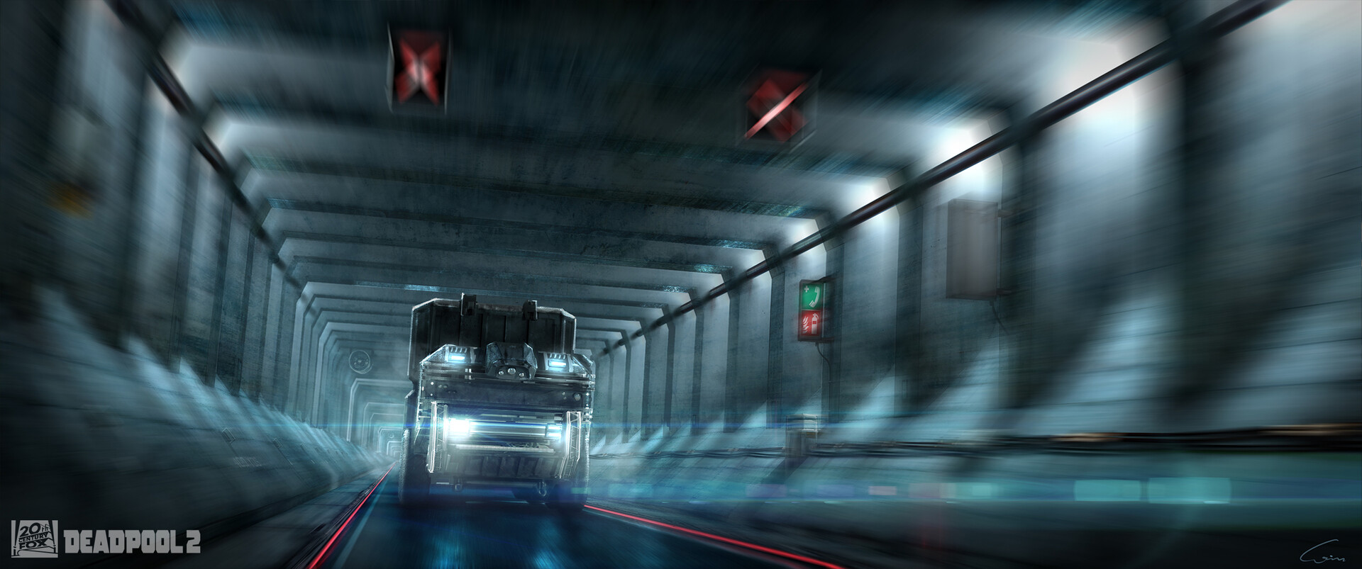 Marcos Weiss - Deadpool 2 - Tunnel Entrance