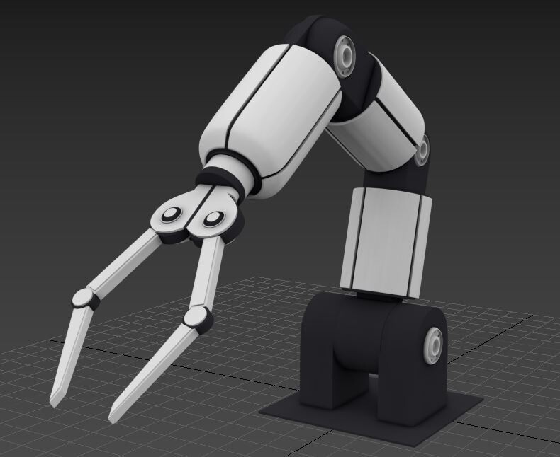 ArtStation - Mechanical Arm 3D Modeling