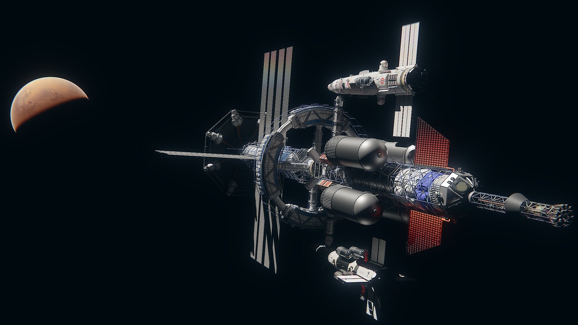 Theo Bouvier - The Lunar War - Various Renders