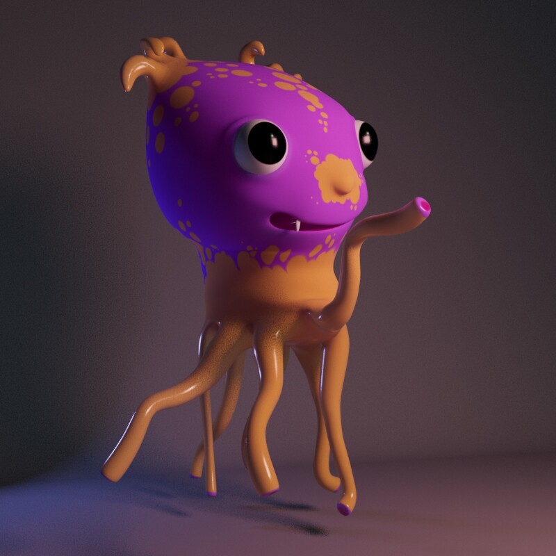 ArtStation - Cute Monster Projet