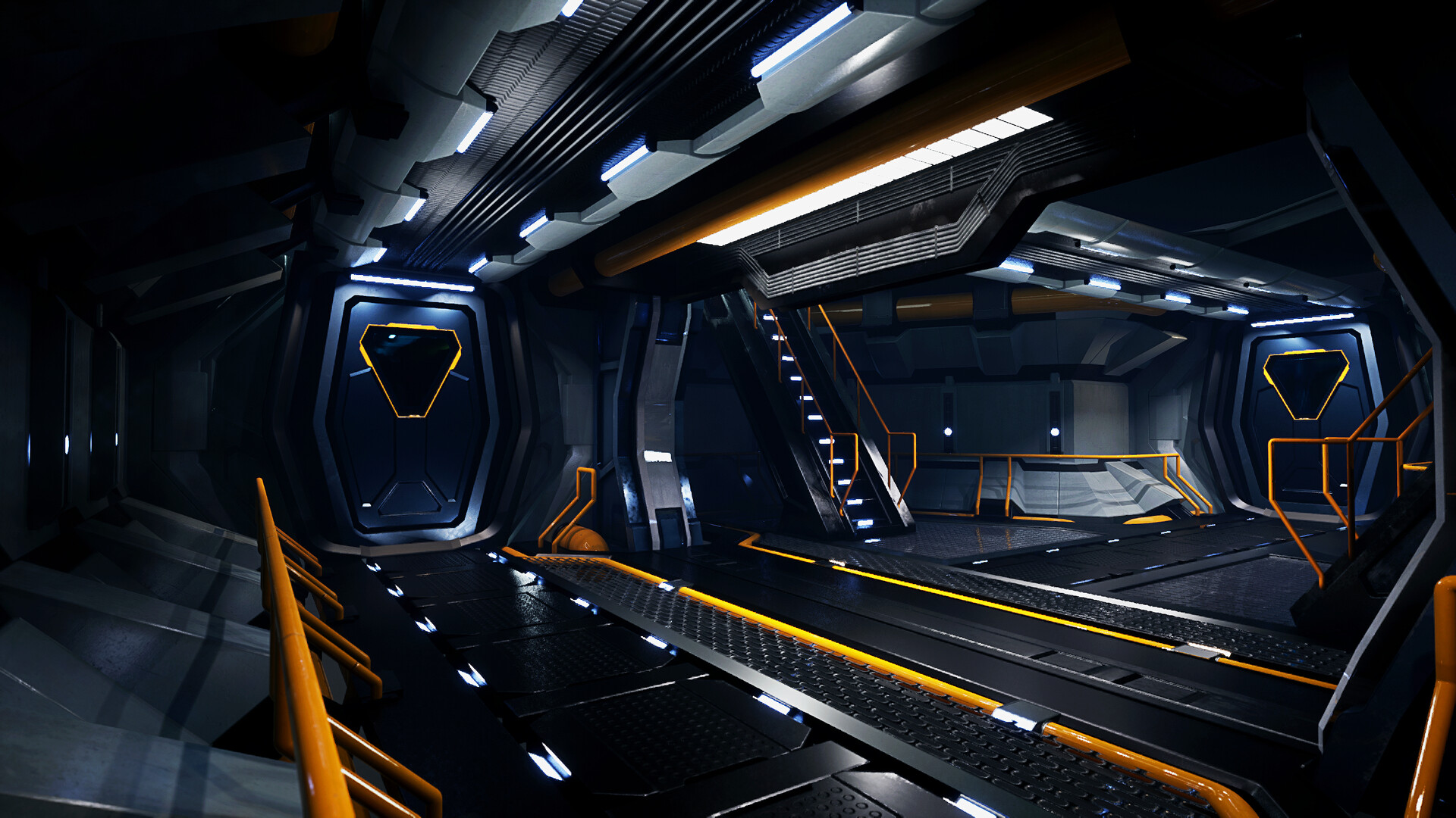 ArtStation - Underground Space Station