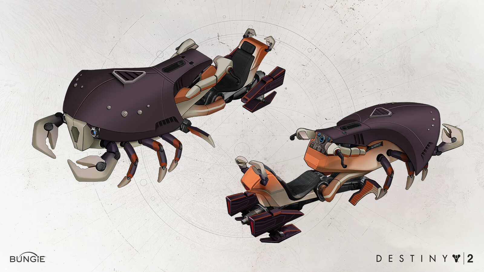 Xiang Qi - Destiny 2 - Crab Cycle Sparrow