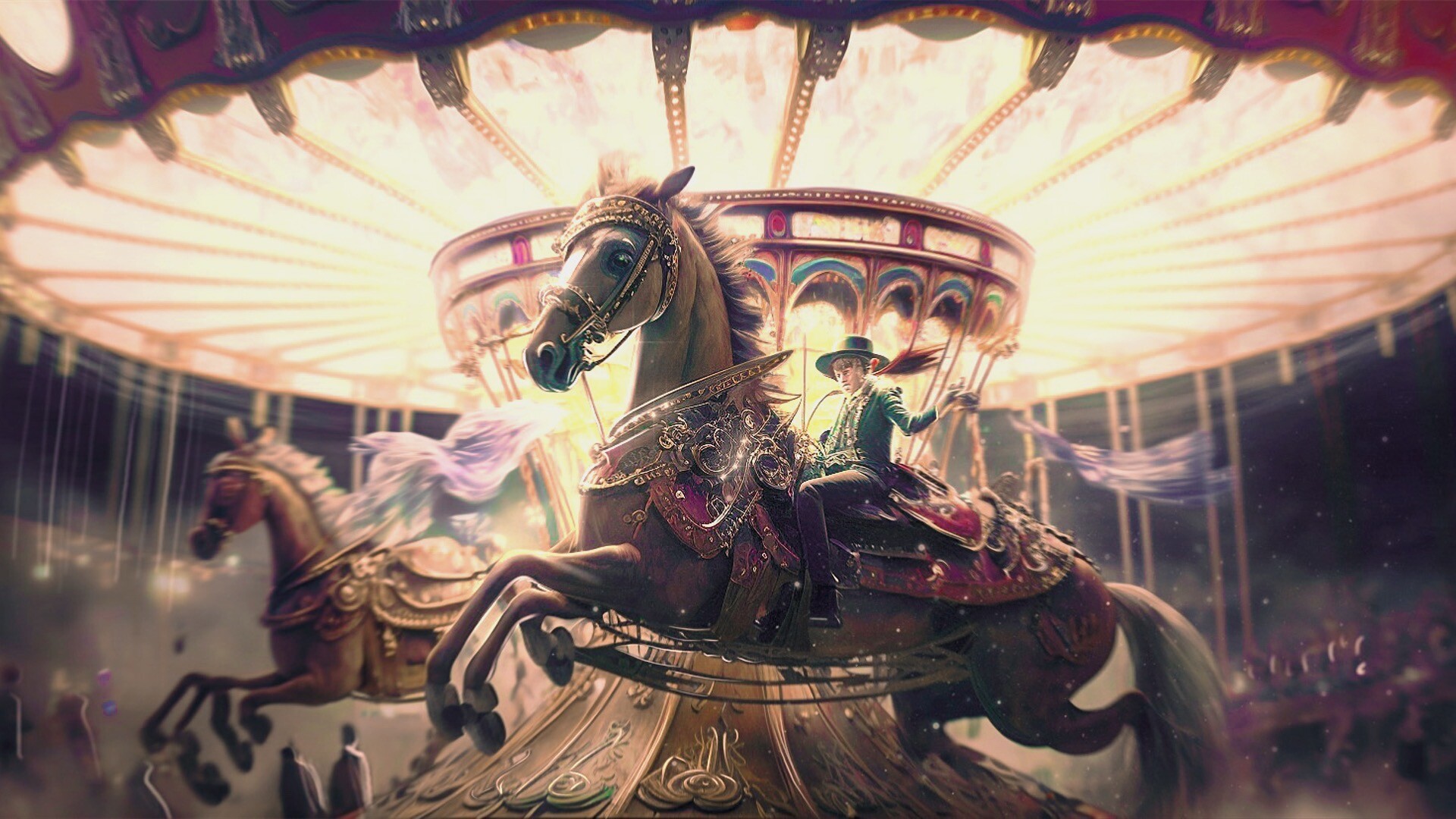 ArtStation - AI generated art || circus aesthetic