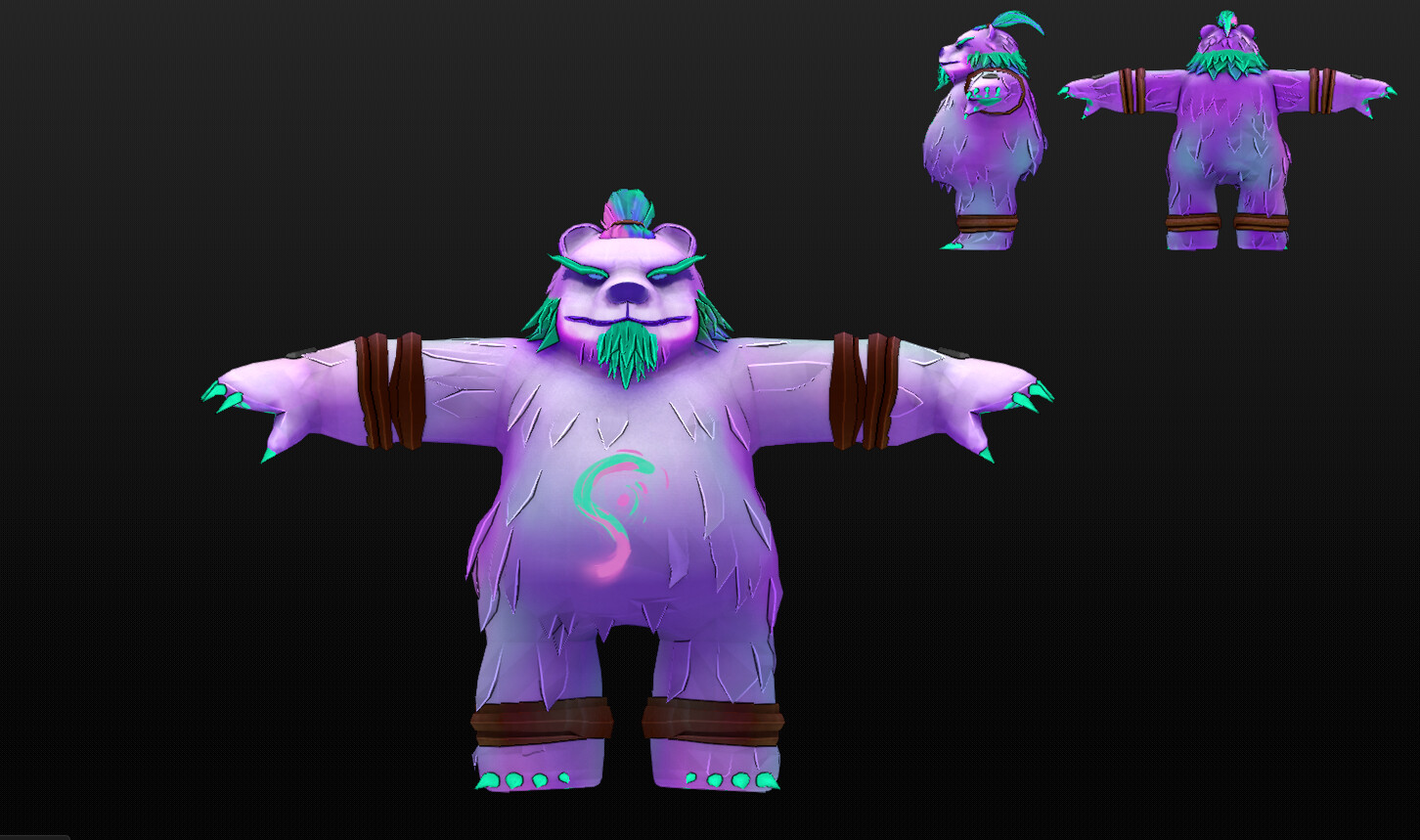 ArtStation - Low-Poly Panda Beast