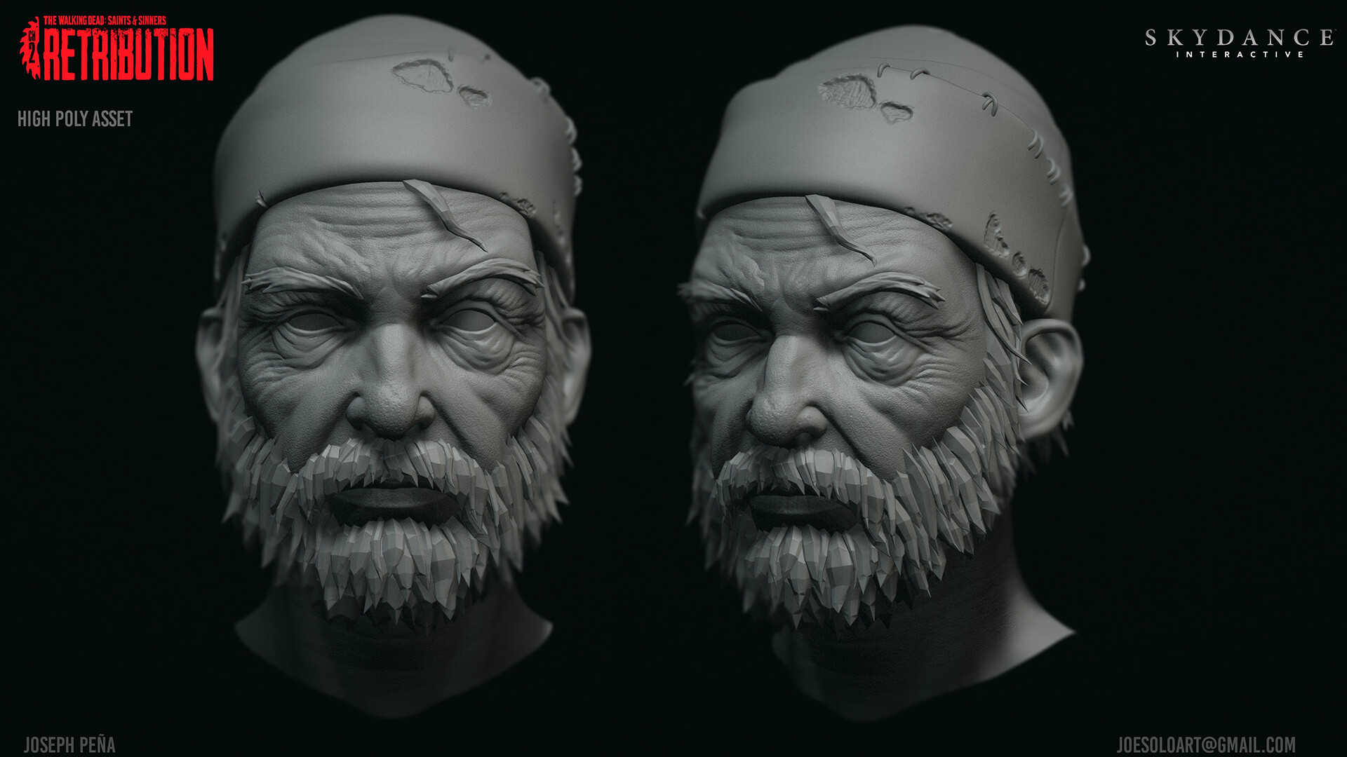 Joe Solo - TWD Saints and Sinners Chapter 2 - Henri High Poly- 2021