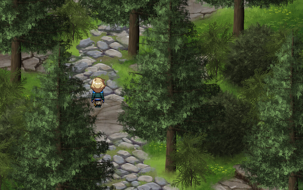 ArtStation - Reflections Path Forest Scene