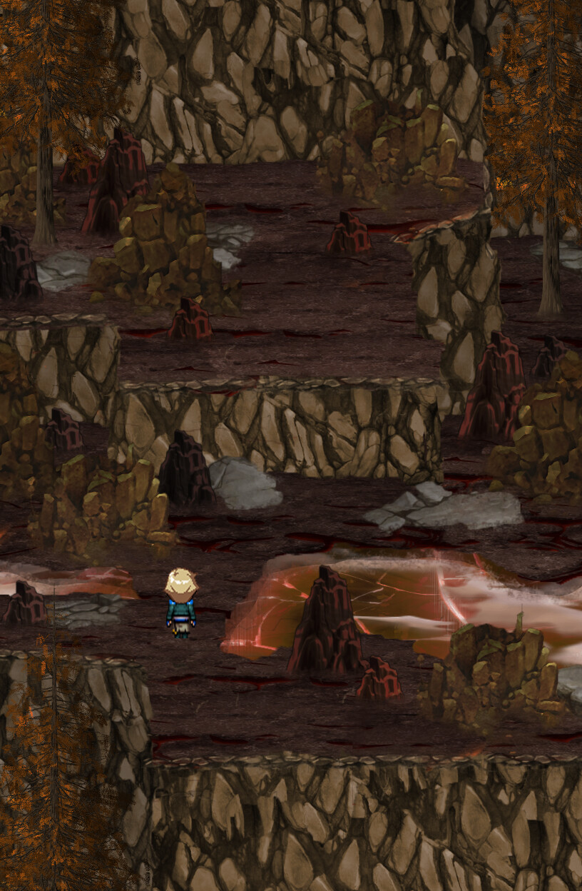 ArtStation - Reflections Path Cave