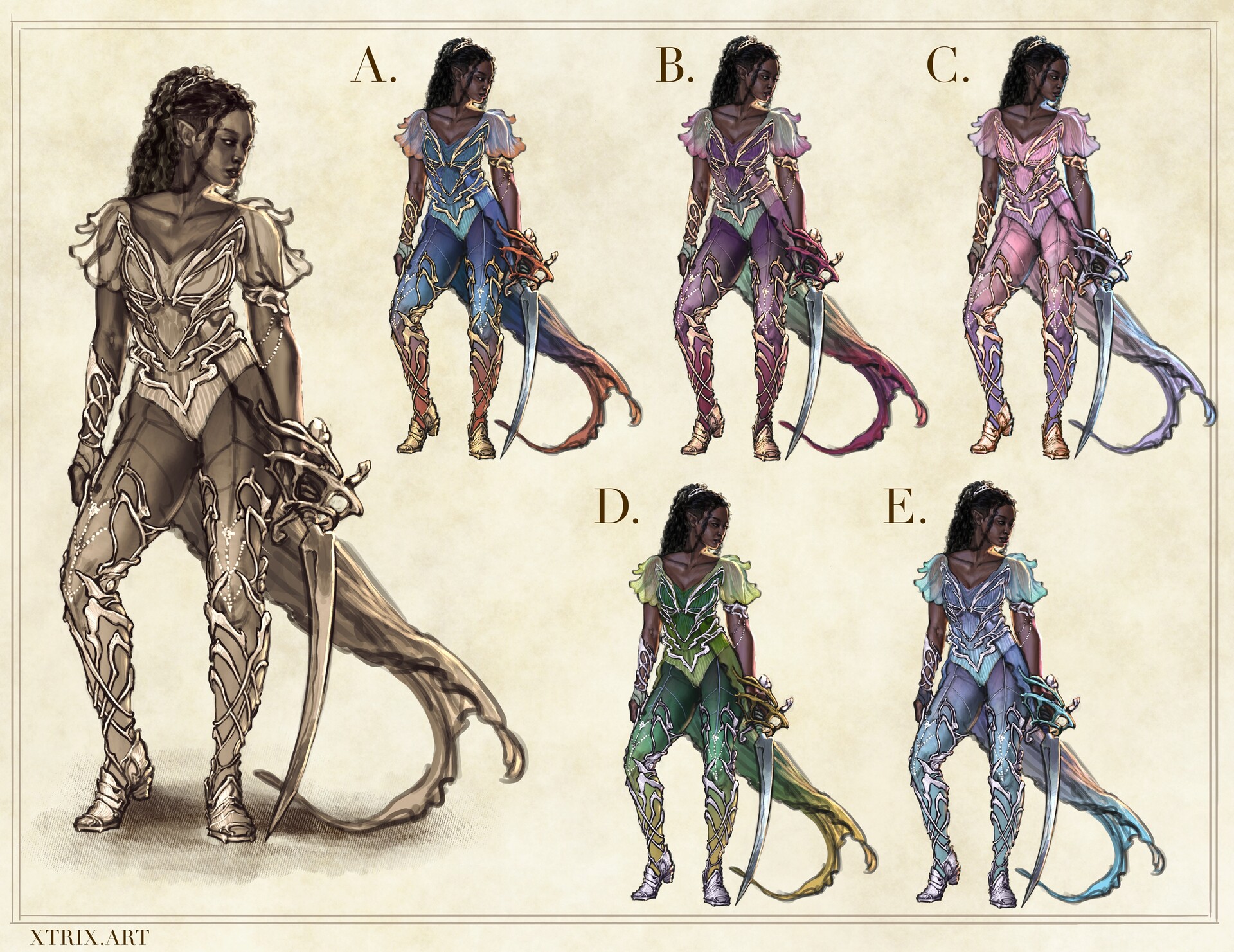 ArtStation - Sylvan Warrior Concept