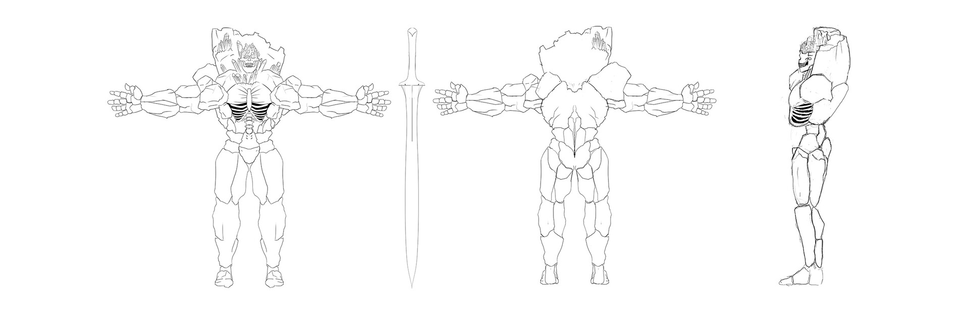Mikael Bernau - Sketches and Concepts for a Game Project at Uni