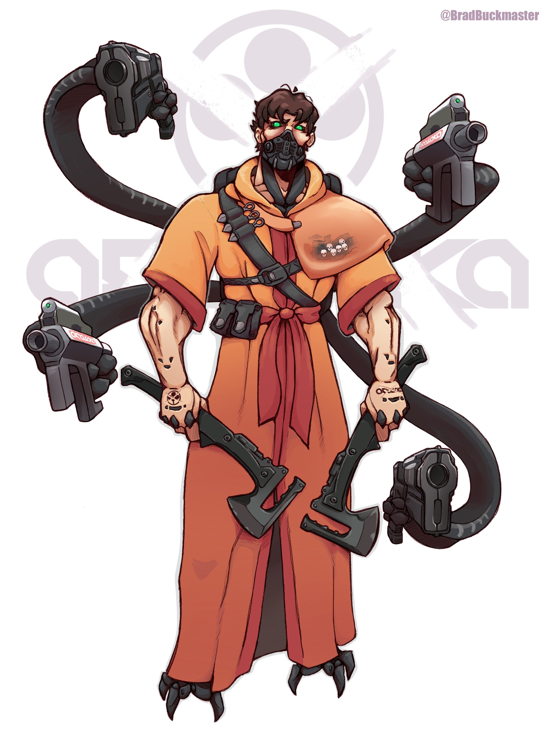 ArtStation - Cyber Psycho commission