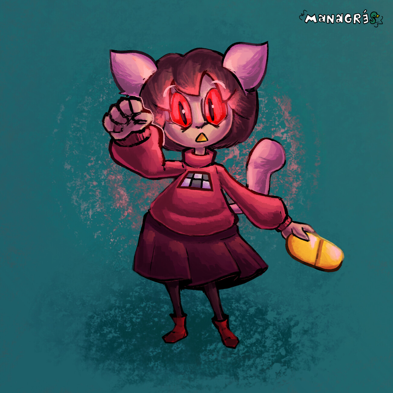 ArtStation - Madotsuki cat