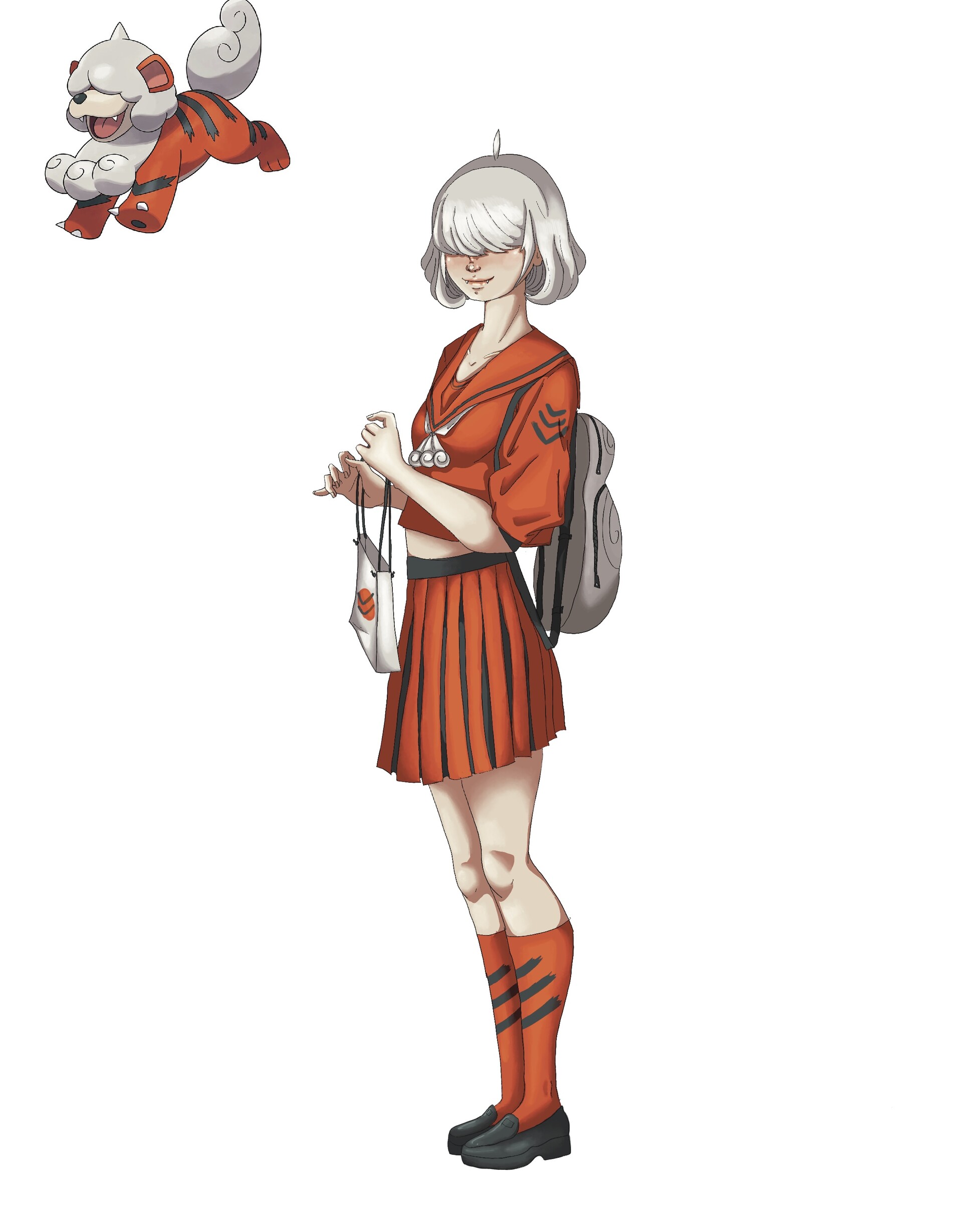 ArtStation - Hisuian Growlithe Humanization