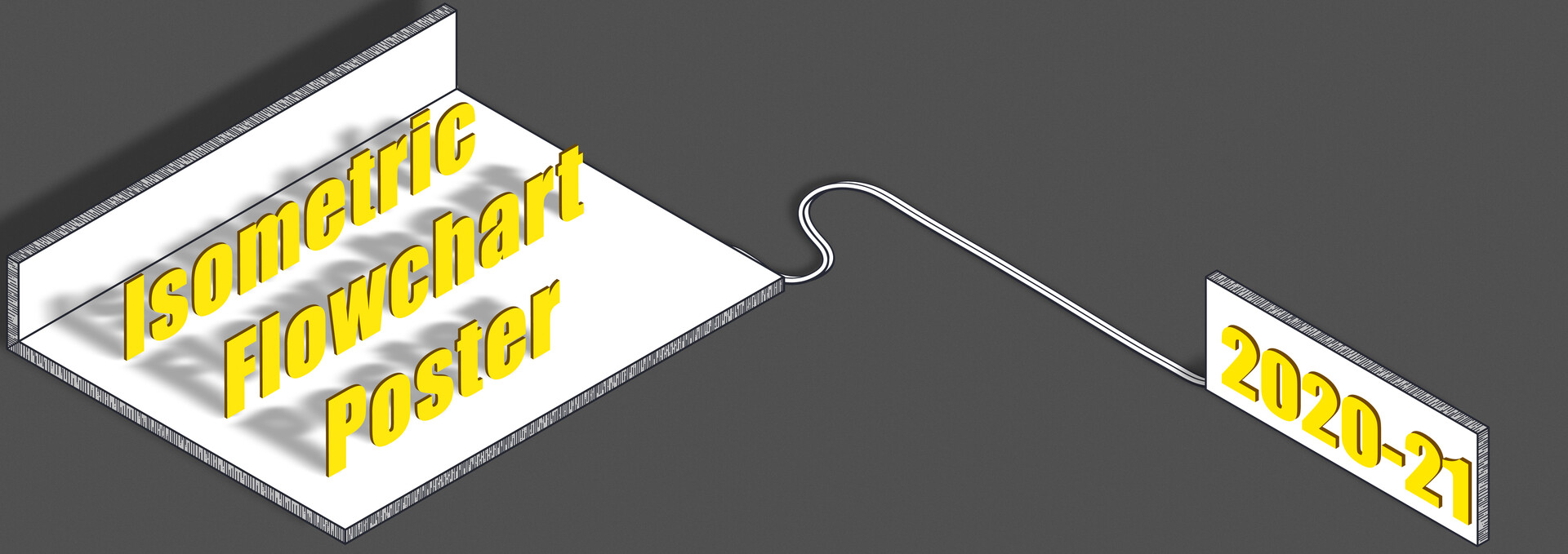 ArtStation - Isometric Flowchart Poster