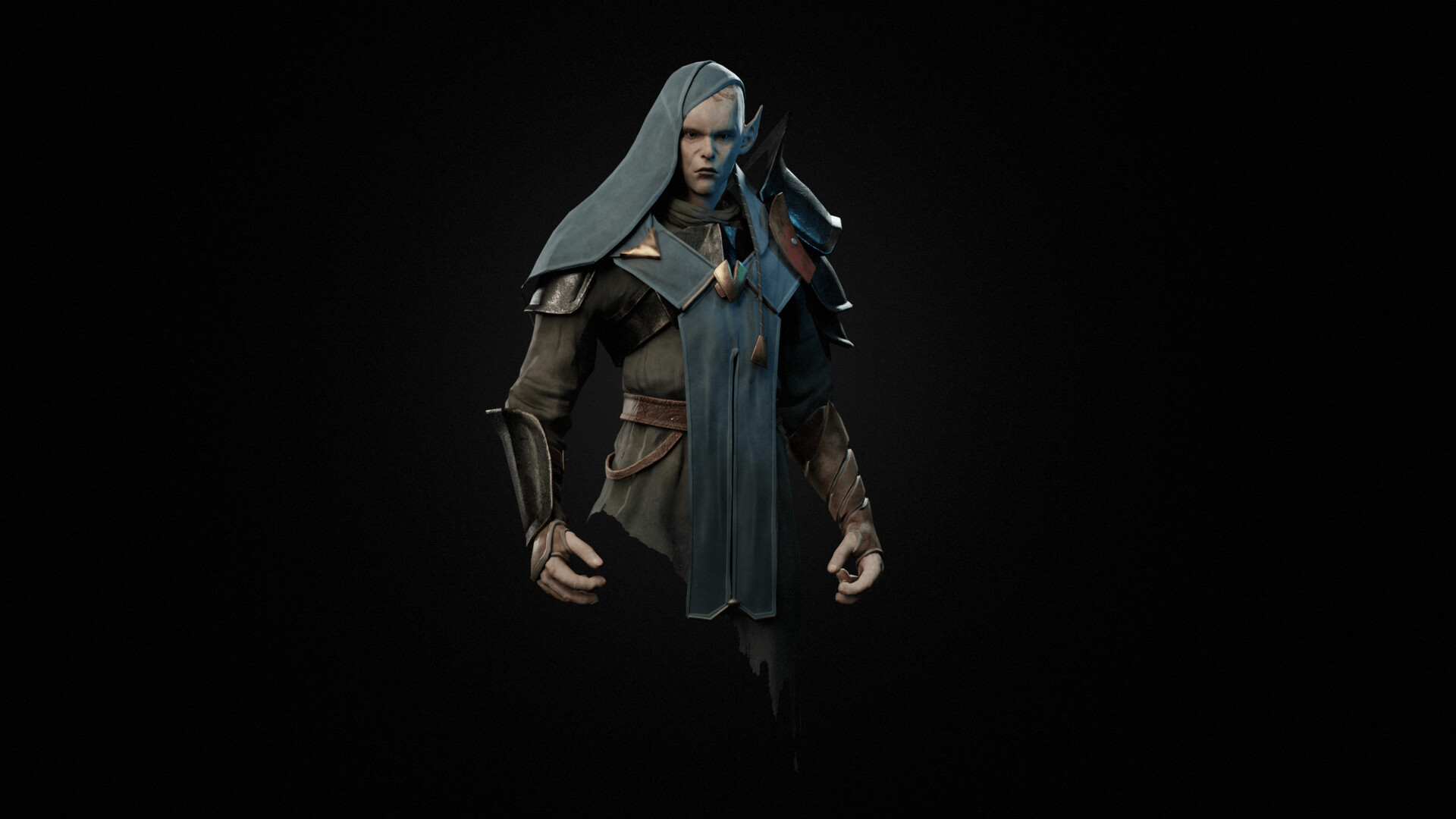 ArtStation - Elf warrior - Game ready character