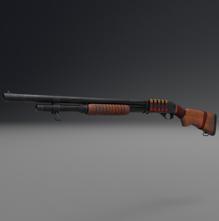 ArtStation - mp133 shotgun