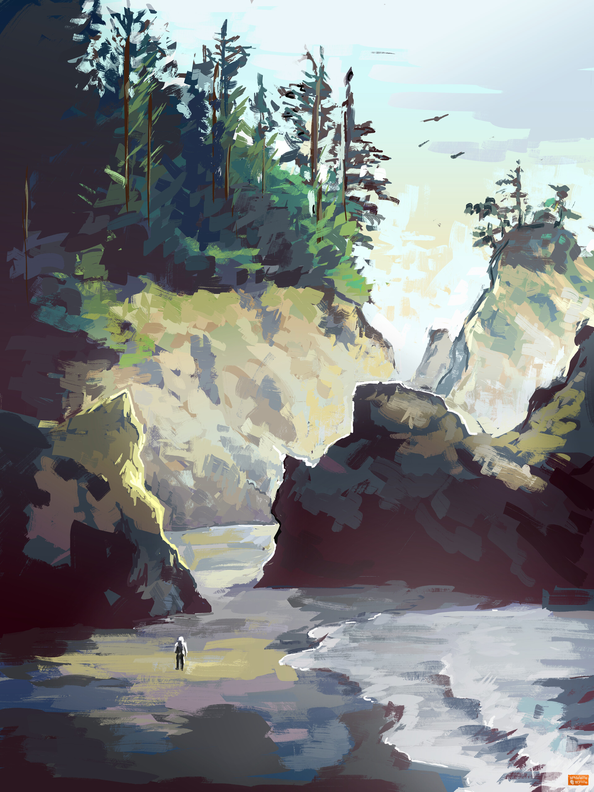 ArtStation - PNW beach