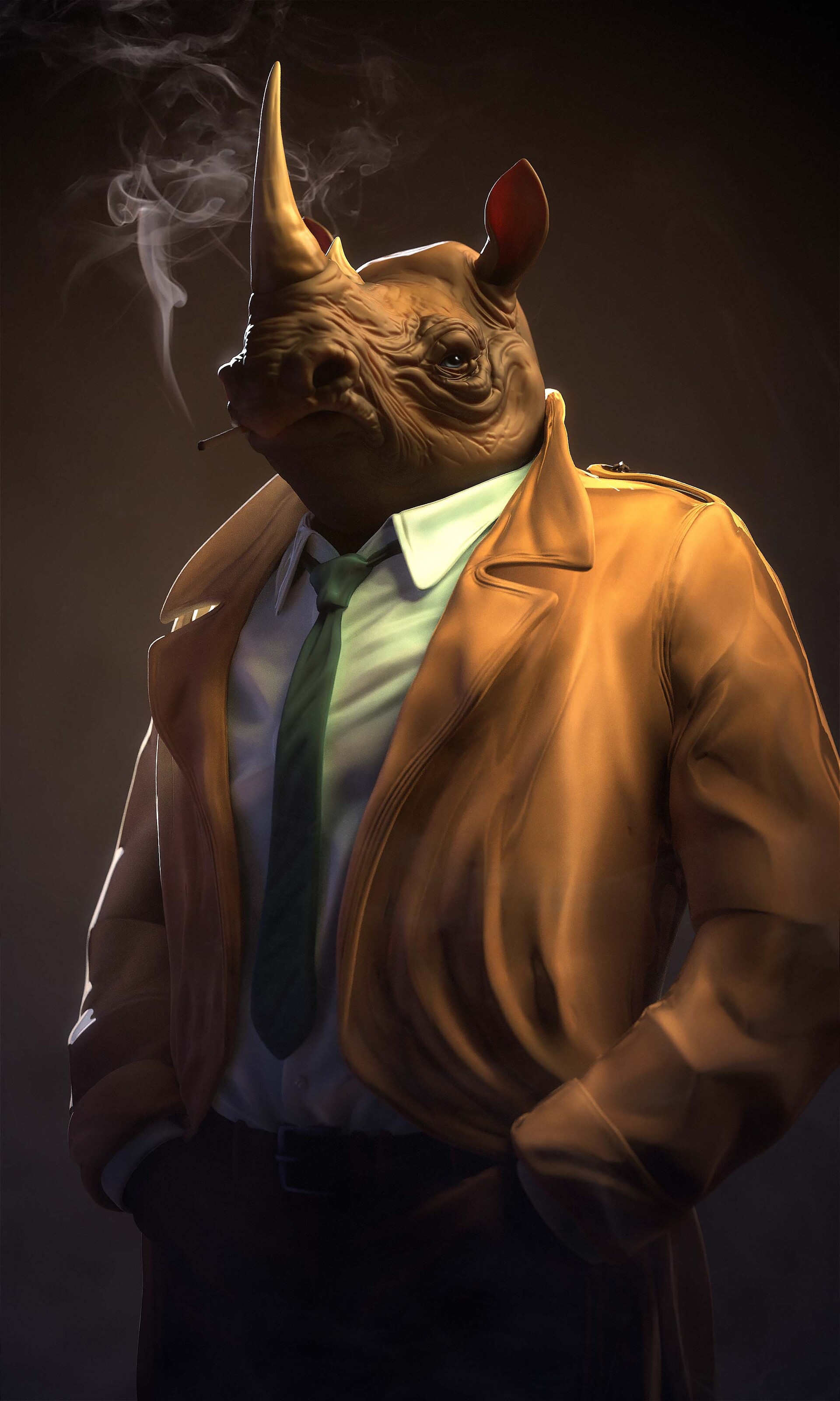 ArtStation - Detective Pierce Grey